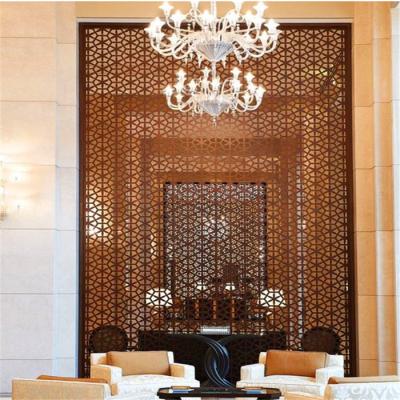 China China professional decorative metal work Stainless steel partition wall design for sale
