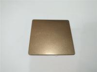 China Hot sale bronze color sand blasting stainless steel sheet panel 304 316 china supplier for sale