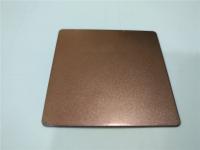 China Pvc coating Rose gold sand blasting finish stainless steel sheet plate for decoration for sale