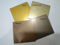China Pvc coating Rose gold sand blasting finish stainless steel sheet plate for decoration for sale