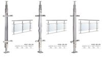 China high quality factory custom stair railing design frameless Stainless Steel terrace balustrade for sale