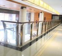 China high quality factory custom stair railing design frameless Stainless Steel terrace balustrade for sale