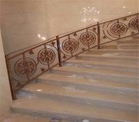 China fatory Customized Morden Design Balcony stainless steel railing stair baluster with color mirror finish for sale