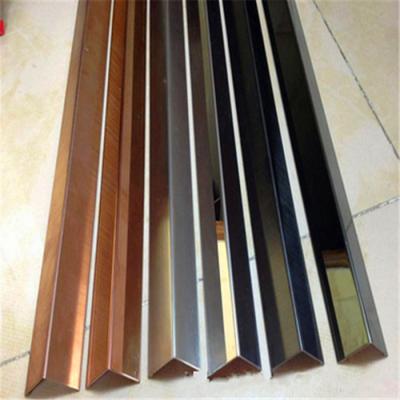 China Polished Finishes Gold Stainless Steel Corner Guards 201 304 316 for sale