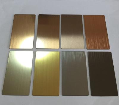 China Supply Stainless Steel Architectural Finish Sheets Like Mirror No.8/Brush No.4 / Ti Gold And Etched for sale
