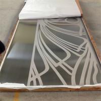 China Stainless steel sheet metal HL and  NO.4 finish for interior cladding and kitchen cabinet works for sale