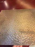 China Stainless Steel  Hammered  Sheet 304 316 grade Embossed Pattern 1219*2438mm Size for sale