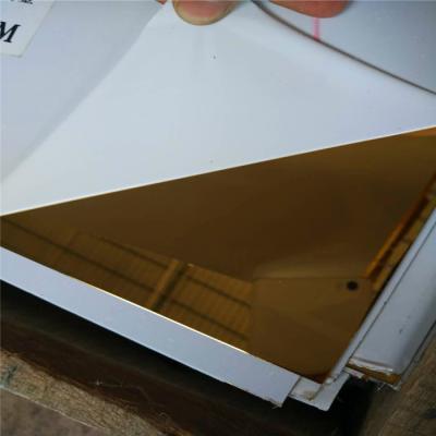 China high quality 8k rose gold color stainless steel sheet aisi201quality 4x8 for sale