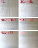 China 201 No.4 finish 70mic laser film stainless steel sheet and plate for sale