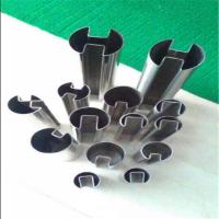 China high qualit ystainless steel double slotted round tube 316 304 pipe for sale