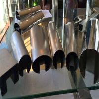 China high qualit ystainless steel double slotted round tube 316 304 pipe for sale