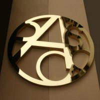 China Customized brushed stainless steel letter small acrylic led backlit channel for sale