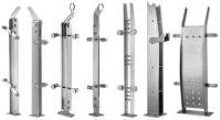 China stainless steel glass handrail glass balustrade balusters/post/column/pillar for sale