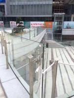 China Height 1050mm AISI316 stain finish stainless steel balustrade post for sale