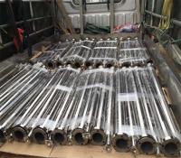 China stainless steel 304 glass balcony column for handrail mirror finish for sale
