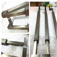 China door pull handle glass door pull handle stainless steel handle satin finish for sale