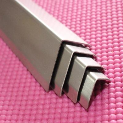 China Polished Finishes Bronze Stainless Steel Angle U Shape Trim 201 304 316 for sale