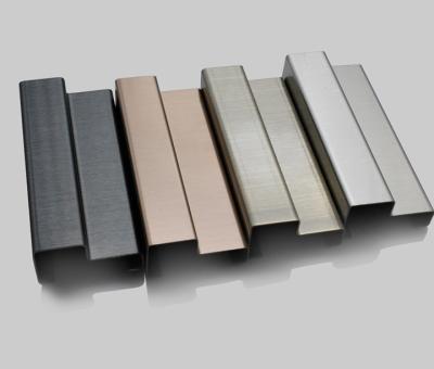 China baseboard molding stainless steel moulding shaped trim profiles for sale