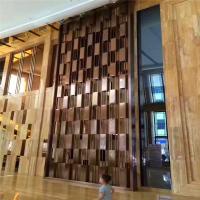 China Metal screen wall panel for hotel lobby curtain wall decoration for sale