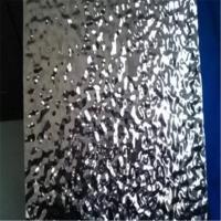 China Reflecting irregular wavy metallic panels hammered stainless steel sheet mirror finish for sale