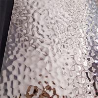 China hammered stainless steel sheet mirror sheet 304  316 grade for wall decoration for sale