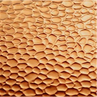 China hammered stainless steel sheet mirror sheet 304  316 grade for wall decoration for sale