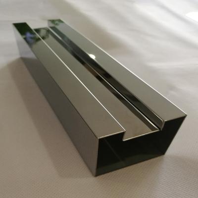 China Brushed Finish Stainless Steel U Channel U Shape Profile Trim 201 304 316 ceiling wall for sale