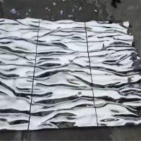 China 304 316 Grade embossed Stainless Steel Sheet hammered Mirror Finish for wall cladding for sale