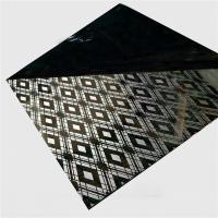 China Embossed Stainless Steel Sheets Rose Gold Mirror Finish For Column Cover Cladding 201 304 316 for sale