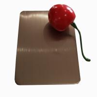 China rose gold color 304 stainless setel sheet mirror or hairline finish 1219x2438mm for sale
