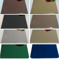 China rose gold color 304 stainless setel sheet mirror or hairline finish 1219x2438mm for sale