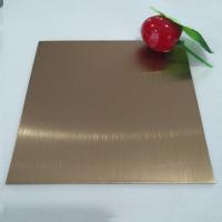 China gold decorative stainless steel sheet 304 size 4x8 mirror finish for sale