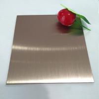 China gold decorative stainless steel sheet 304 size 4x8 mirror finish for sale