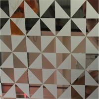 China etched pattern stainless steel Decorative Mirror Stainless Steel panel for sale