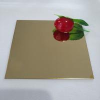China Embossed Stainless Steel Sheets Rose Gold Mirror Finish 304 316  For Facade Wall Cladding  Curtain Wall Ceiling for sale