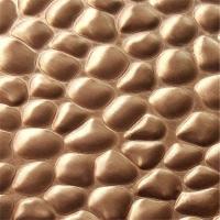 China water wave bright finish stainless steel sheet gold color for ceiling decorative panel for sale