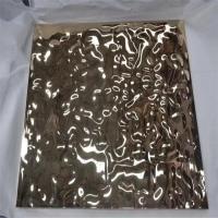 China decorative stainless steel ceiling panel hammered stainless steel sheet mirror finish for sale