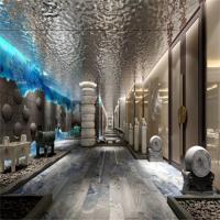 China decorative stainless steel ceiling panel hammered stainless steel sheet mirror finish for sale