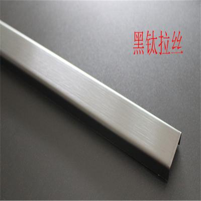 China Hairline Finish Matt Stainless Steel Corner Guards 201 304 316 For Wall Ceiling Frame Furniture Decoration for sale