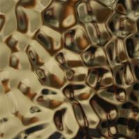 China Embossed Stainless Steel Sheets Rose Gold Mirror Finish 304 316  For Facade Wall Cladding  Curtain Wall Ceiling for sale