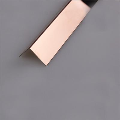 China Hairline Finish Gold Stainless Steel Wall Trim Wall Panel Trim 201 304 316 For Wall Ceiling Frame Furniture Decoration for sale
