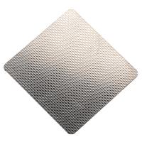 China high quality embossed 201 304 316 SS  linen pattern Stainless Steel Sheet and plate for sale