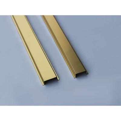 China decorative steel C channel price mirror gold finish stainless steel C shaped profile for sale