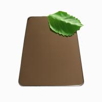 China high quality rose gold mirror SS304 sheet decorative 4x8 stainless steel sheet 0.6-1.5mm thickness for sale