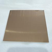 China high quality rose gold mirror SS304 sheet decorative 4x8 stainless steel sheet 0.6-1.5mm thickness for sale