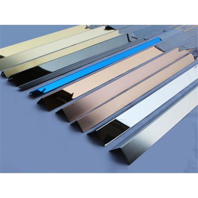 China Mirror Finish Bronze Stainless Steel Wall Trim Wall Panel Trim 201 304 316 for wall ceiling furniture decoration for sale