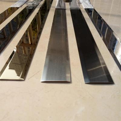 China Mirror Finish Matt Stainless Steel Trim Edge Trim Molding 201 304 316 for wall ceiling furniture decoration for sale