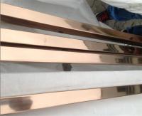 China high quality decorative stainless steel pipe square tube with gold or rose gold mirror finish for sale