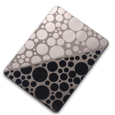 China 304 Elevator Door Cladding mirror Stainless Steel Sheet embossed or Etched Stainless Steel Made in China for sale