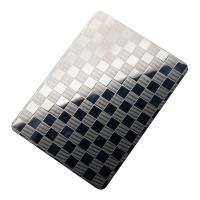 China 201/304/316/410 embossed/etched/vibration stainless steel sheets for Architectural cladding/Elevator decoration for sale